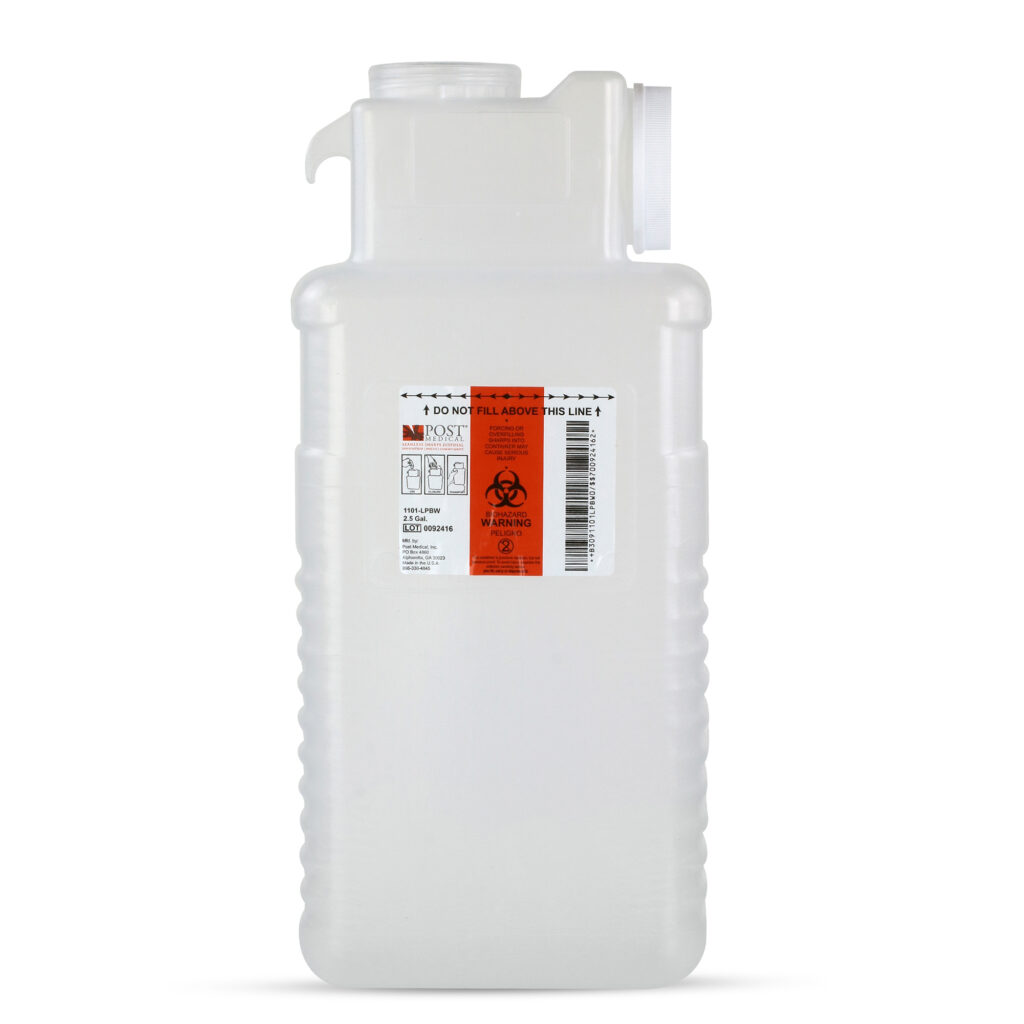 2.5 gal Sharps Container - Post Medical