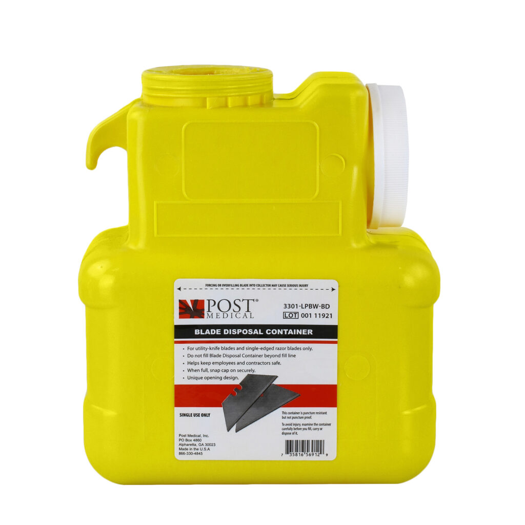 Sharps Containers for Razor Blades | Shop Post Medical