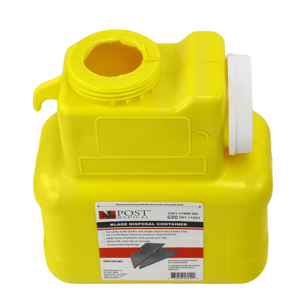 Sharps Containers for Razor Blades | Shop Post Medical