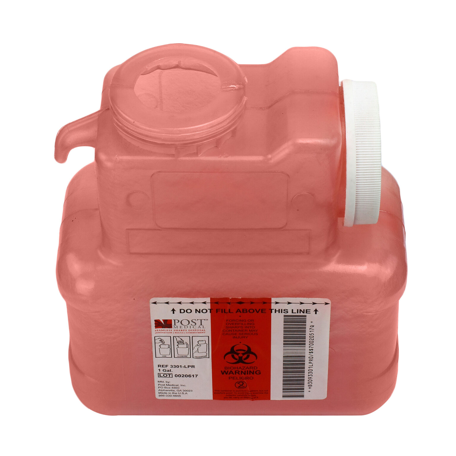 1-Gallon Sharps Containers | USA Made | Shop with Post Medical