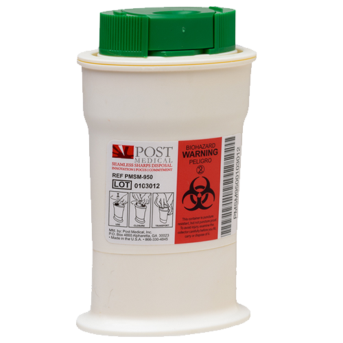 Voyager Transportable Sharps Container - Post Medical