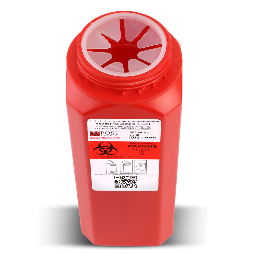 Yellow & Red Sharps Containers | Shop Post Medical