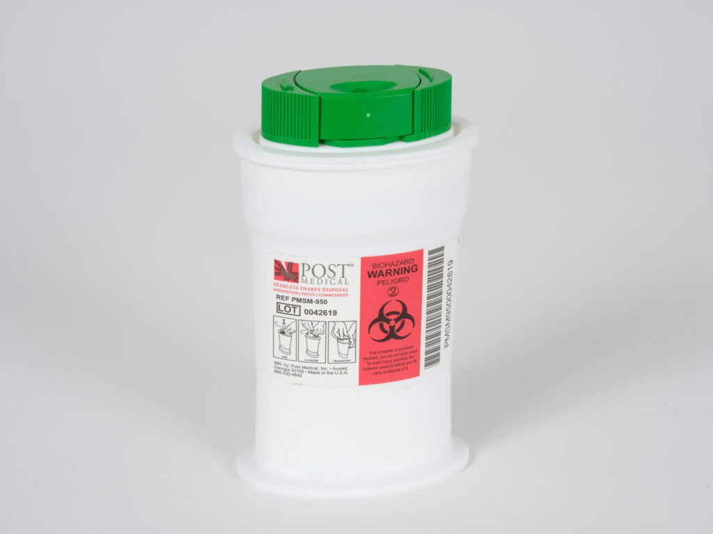 Biohazard Sharps Container | Safe Disposal | Post Medical