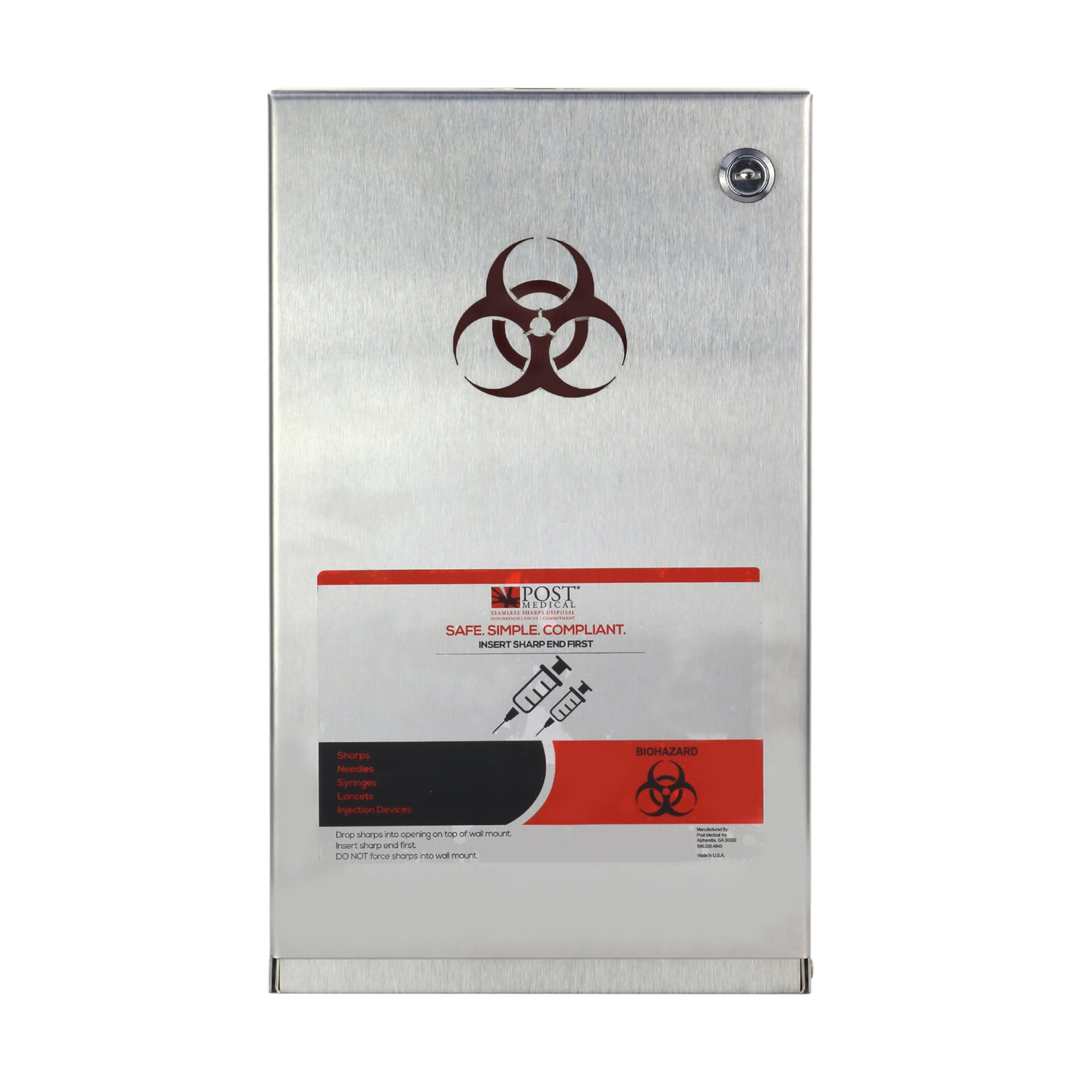 Wall-Mounted Sharps Container Cabinets | Shop Post Medical