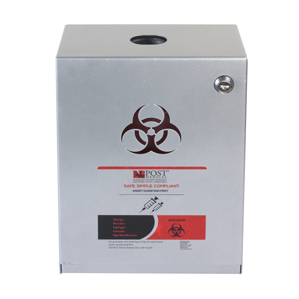 Sharps Box for Needles | Shop Supplies at Post Medical