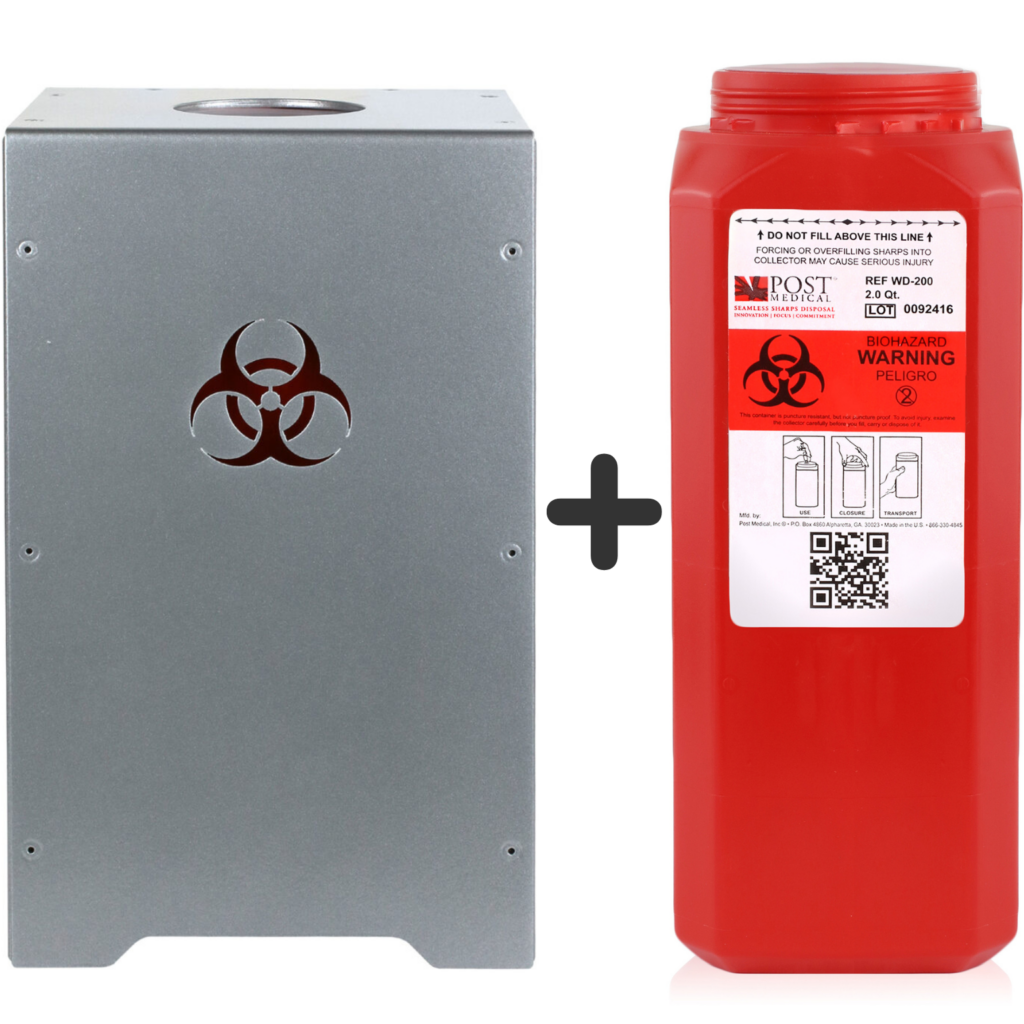 Biohazard Sharps Container | Safe Disposal | Post Medical